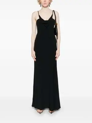 Isabel Marant Étoile Kapri Cowl-neck Maxi Dress - Black