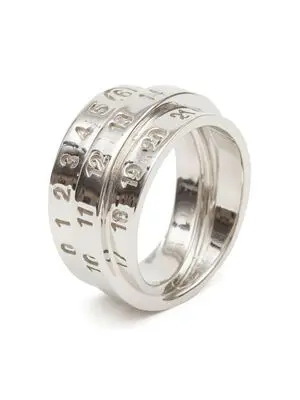 MAISON MARGIELA Triple Stacked Ring - Silver