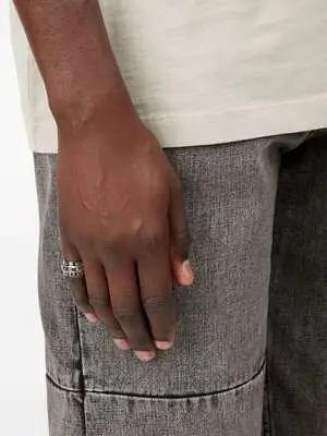 MAISON MARGIELA Triple Stacked Ring - Silver