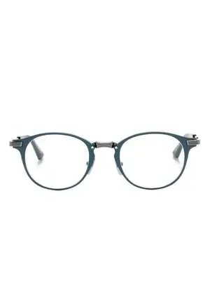 Dita Radicon Round-frame Glasses - Blue