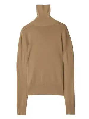 Burberry High-neck Wool Jumper - Brown