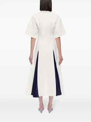 FERRAGAMO Satin-inlay Shirtdress