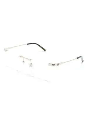 Dunhill Geometric-frame Glasses - Black