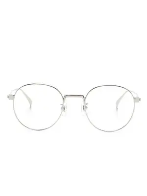 Dunhill Round-frame Glasses - Silver