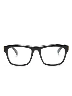 Dunhill Square-frame Glasses - Black