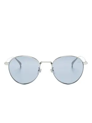 Dunhill Round-frame Sunglasses - Silver
