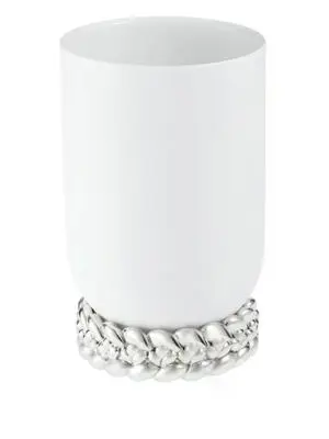 Christofle Small Babylone Vase - White