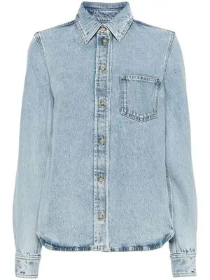 TOTEME Classic-collar Denim Shirt - Blue