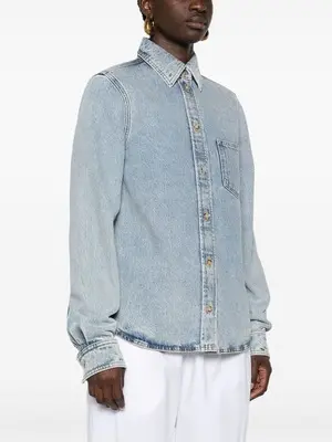 TOTEME Classic-collar Denim Shirt - Blue