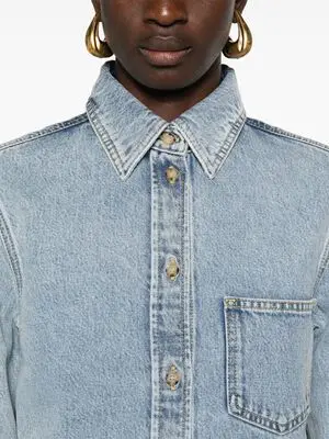 TOTEME Classic-collar Denim Shirt - Blue