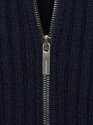 FERRAGAMO Hooded Virgin Wool Cardigan