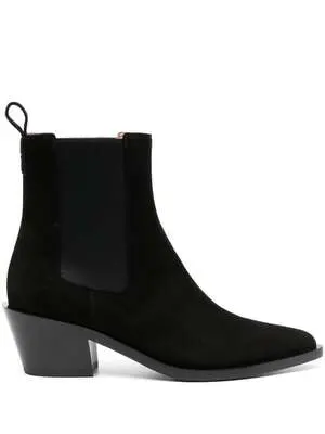 GIANVITO ROSSI Wylie 45mm Suede Boots - Black