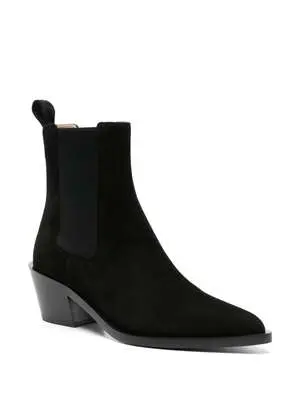 GIANVITO ROSSI Wylie 45mm Suede Boots - Black