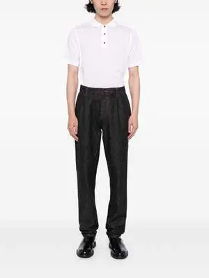 Kiton Fine-knit Cotton Polo Shirt - White