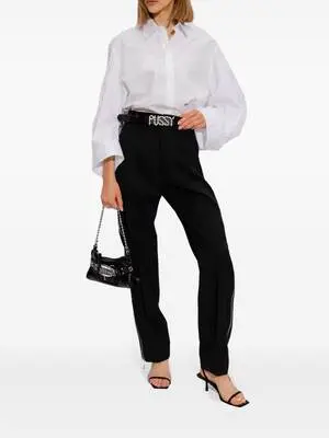 Dsquared2 Side Zip-up Virgin Wool Trousers