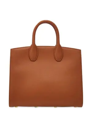 FERRAGAMO Studio Box Leather Tote Bag