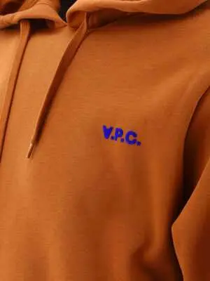 A.p.c. Vpc-print Cotton Hoodie - Orange