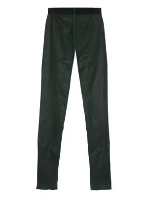 ISAAC SELLAM EXPERIENCE Leather Skinny Trousers