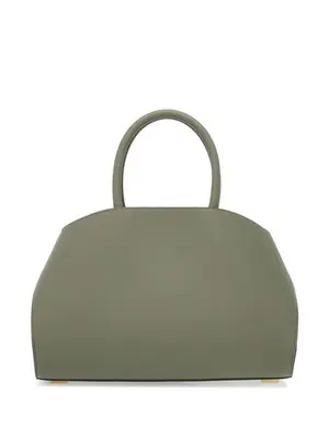 FERRAGAMO Hug Leather Tote Bag - Grey