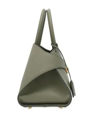 FERRAGAMO Hug Leather Tote Bag - Grey