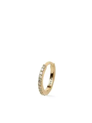LARK & BERRY 14kt Yellow Diamond Hoop Earring - Gold