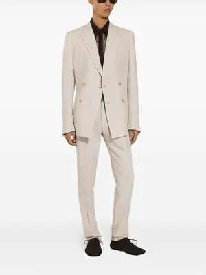 Dolce & Gabbana Pinstriped Linen Blazer