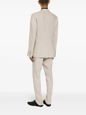 Dolce & Gabbana Pinstriped Linen Blazer