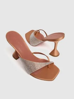 Amina Muaddi 95mm Shiona Mules
