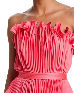 AMUR Janey Tiered Midi Dress