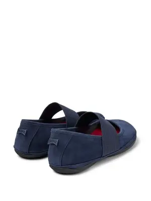Camper Right Nina Suede Ballerinas - Blue