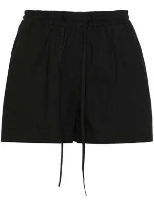 Matteau Mid-rise Organic Cotton Shorts - Black