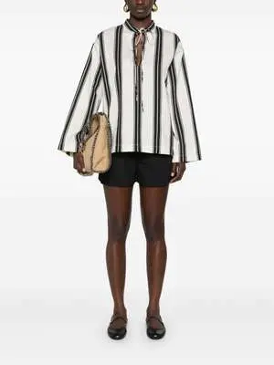 Matteau Mid-rise Organic Cotton Shorts - Black