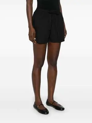 Matteau Mid-rise Organic Cotton Shorts - Black