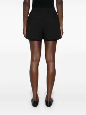 Matteau Mid-rise Organic Cotton Shorts - Black