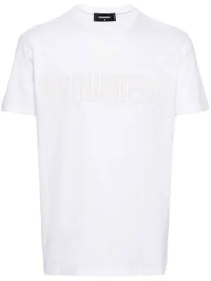 Dsquared2 Logo-appliqué Cotton T-shirt