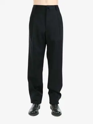 LANVIN High-waisted Tapered-leg Wool Trousers