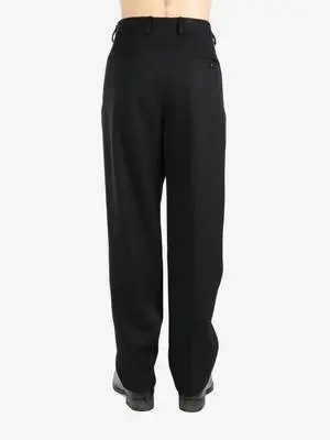 LANVIN High-waisted Tapered-leg Wool Trousers