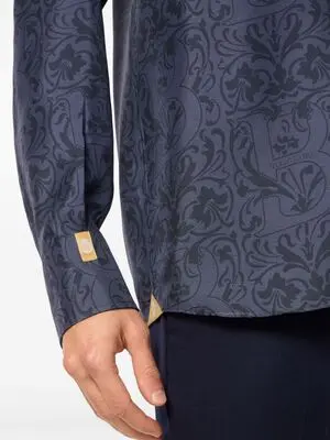 BILLIONAIRE Monogram Silk Shirt