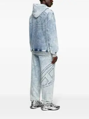DIESEL® D-um-rib Denim Hoodie