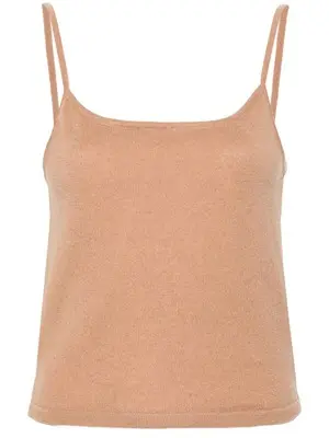 TEDDY CASHMERE Rapallo Tank Top - Brown
