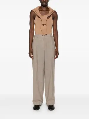 TEDDY CASHMERE Rapallo Tank Top - Brown