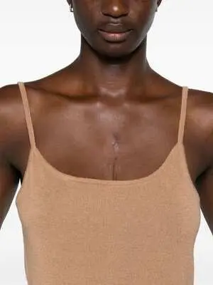 TEDDY CASHMERE Rapallo Tank Top - Brown