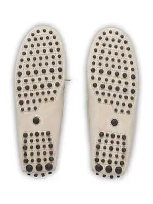 Car Shoe Suede Driving Shoes - Neutrals