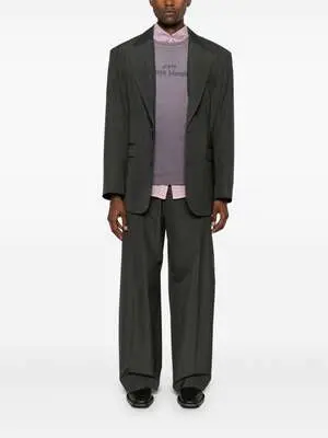 Acne Studios Pinstriped Single-breasted Blazer