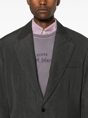 Acne Studios Pinstriped Single-breasted Blazer