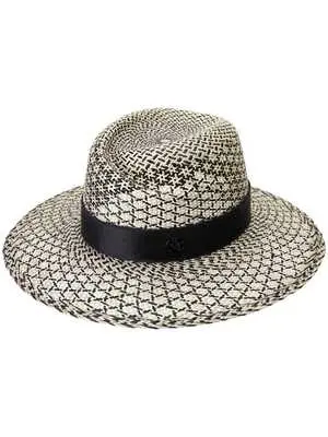MAISON MICHEL Virginie Straw Fedora - Neutrals