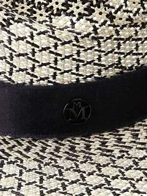MAISON MICHEL Virginie Straw Fedora - Neutrals