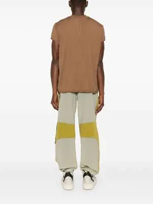Rick Owens Small Level Organic-cotton T-shirt - Brown