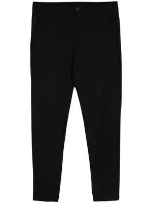 Theory Terrance Mid-rise Slim-fit Track Pants - Black