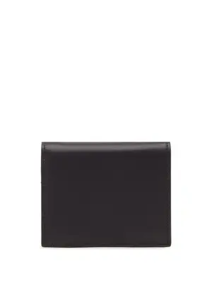 FERRAGAMO Logo-stamp Leather Wallet - Black